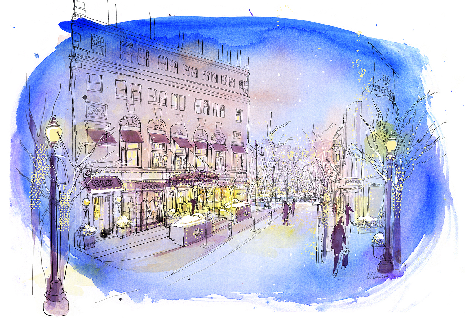 The Newbury - Studio 1482 Illustration